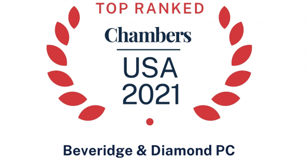 Chambers and Partners Again Ranks Beveridge & Diamond a Top Tier ...